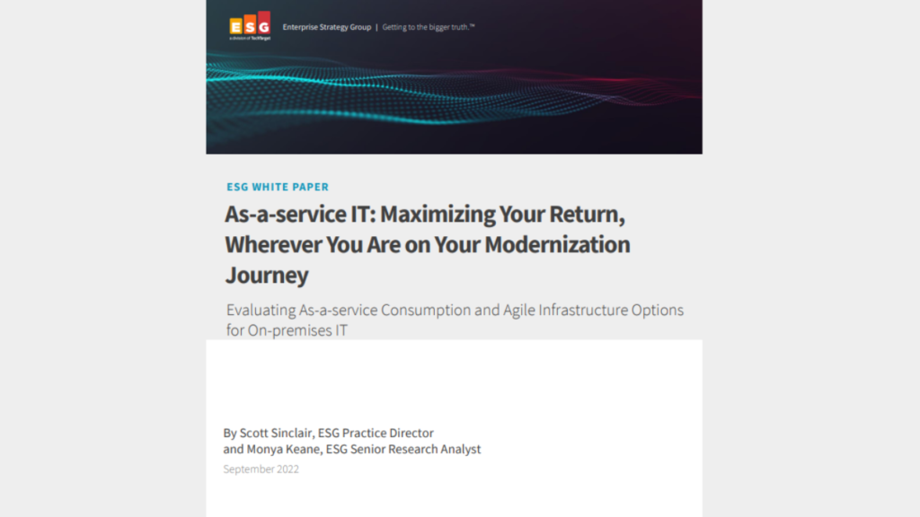 As-a-service IT: Maximizing Your Return, Wherever You Are on Your ...